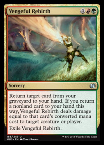 Vengeful Rebirth - Modern Masters 2015 - English - NM - MTG | eBay