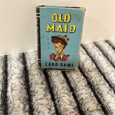 Vintage OLD MAID Peter Pan 1950s Mini Card Game Whitman 100%Complete ...