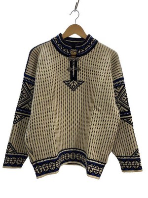 DALE OF NORWAY Knit Sweater (Thick) M Wool White All-Over Print | eBay