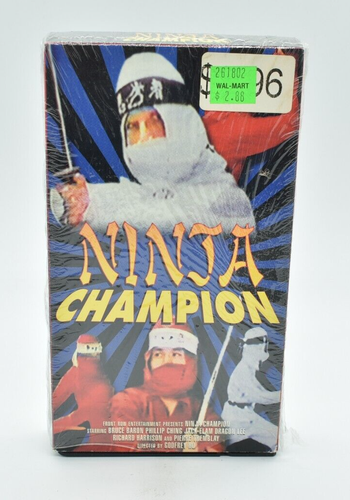 NINJA CHAMPION, VHS, 1999, Front Row Entertainment, CLEAN | eBay