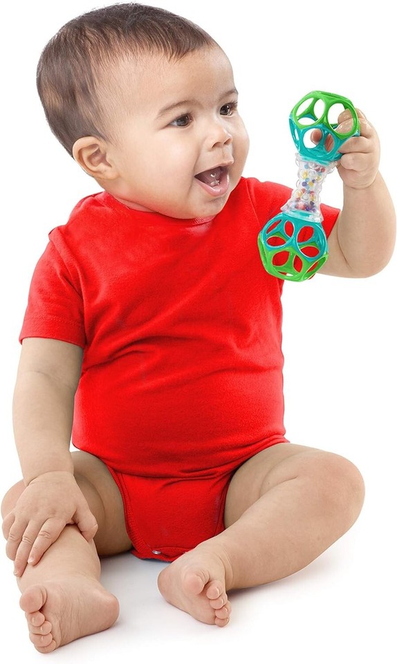 Bright Starts Oball Shaker Rattle Toy, Ages Newborn Plus | eBay