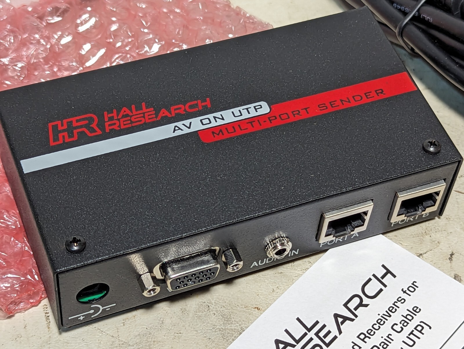 Hall Research Uva-2 AV on UTP Multi-port Sender for sale online | eBay