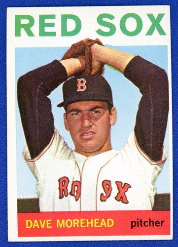 1964 Topps Baseball # 376 Dave Morehead Boston Red Sox VG-VGEX | eBay