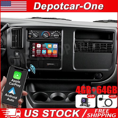 Car Radio Stereo For Chevrolet Express 2003-2006 Android 14 CarPlay GPS ...