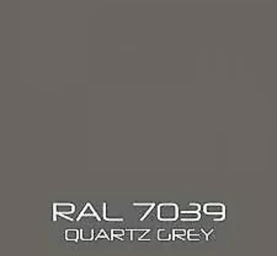 END OF LINE 6kg QUARTZ GREY RAL 7039 Powder Coat Glossy 1kg Jars JOTUN ...