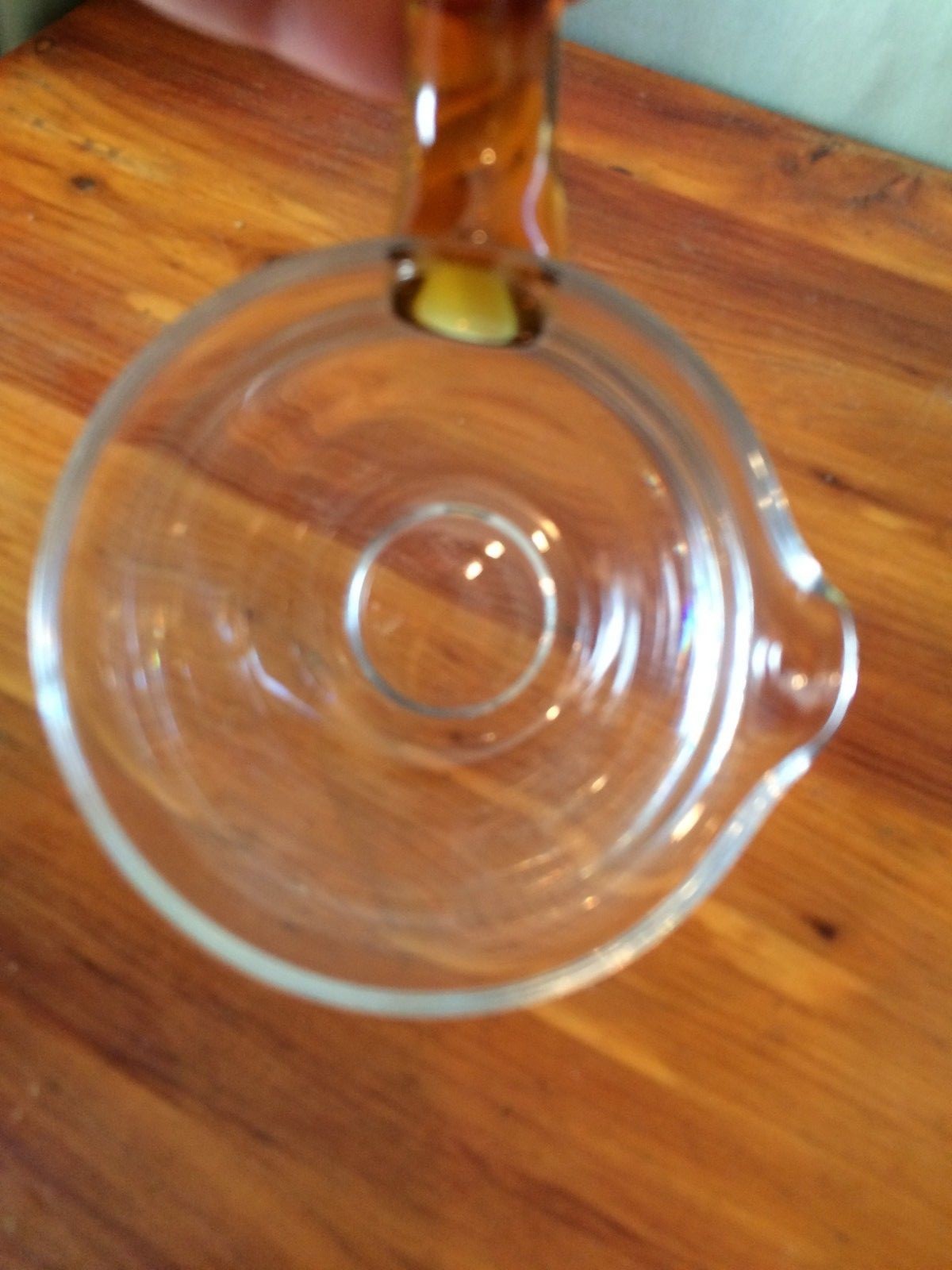 Glass 1 cup Ladle Gold and Clear 10-1/2 in long Vintage | eBay