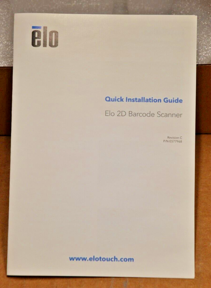 ELO 2D Barcode Scanner E393160 EloKit 2DBCR USB SE2707-EDGE CONNECT ...
