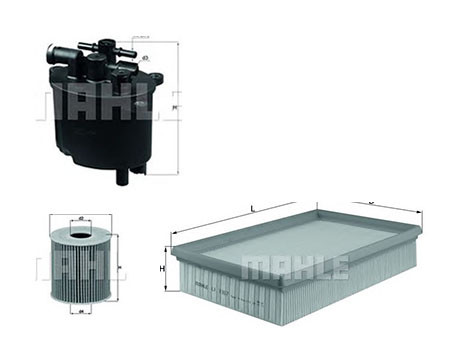 LAND ROVER FREELANDER 2 - 2.2 TD4 SERVICE KIT OIL FUEL AIR FILTERS ...