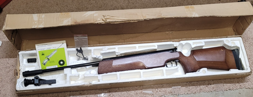 Daisy Model 126 Super Match Air Rifle side lever .177 cal with Box | eBay