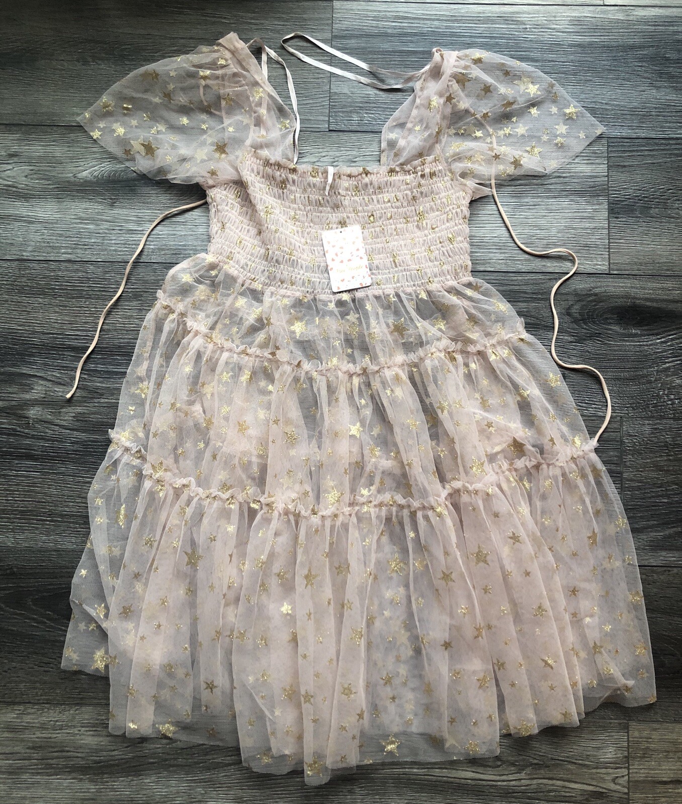 Free People Magnolia Blossom Dress Starbright Tulle Women Sz XS NEW | eBay