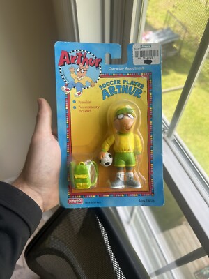 Vintage 1996 Playskool Hasbro Arthur SOCCER PLAYER ARTHUR 4” RARE NIP ...