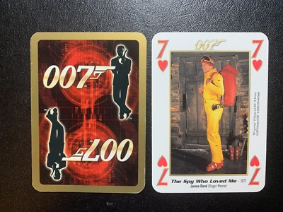 Swap Playing Card JAMES BOND 007 The Spy Who Loved Me ROGER MOORE | eBay