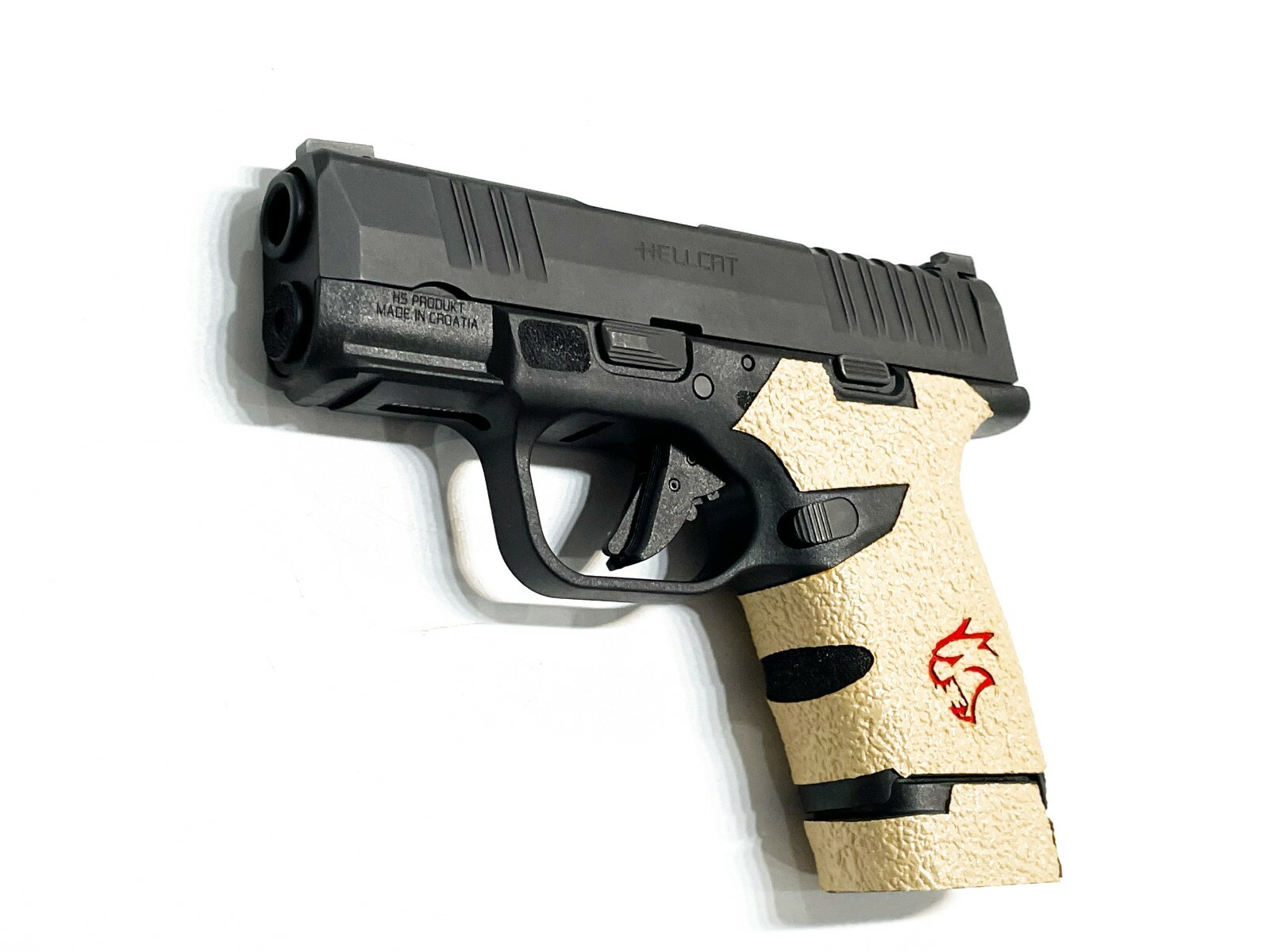 HANDLEITGRIPS Desert Sand Textured Rubber Gun Grip Wrap for Springfield ...