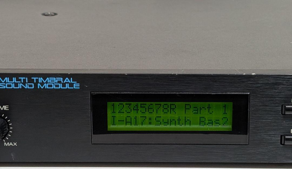 Roland D-110 Digital LA Synth Module 32-Voice 9-Part Multi-Timbral used ...