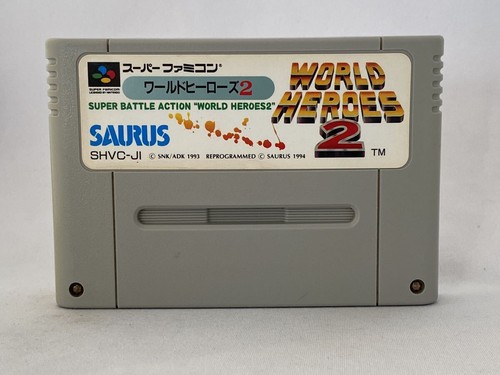 Sfc Super Famicom World Heroes 2 Japan N5 | eBay