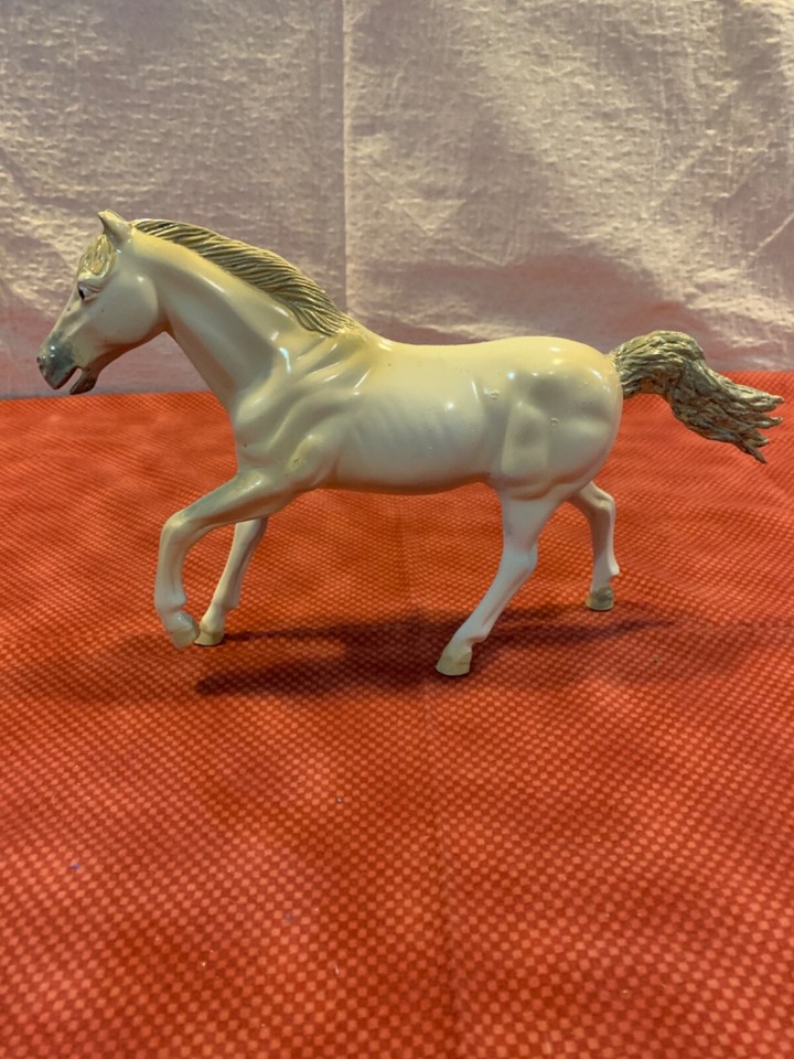 American Character Bonanza Horse 1960 has been painted Cream color ...