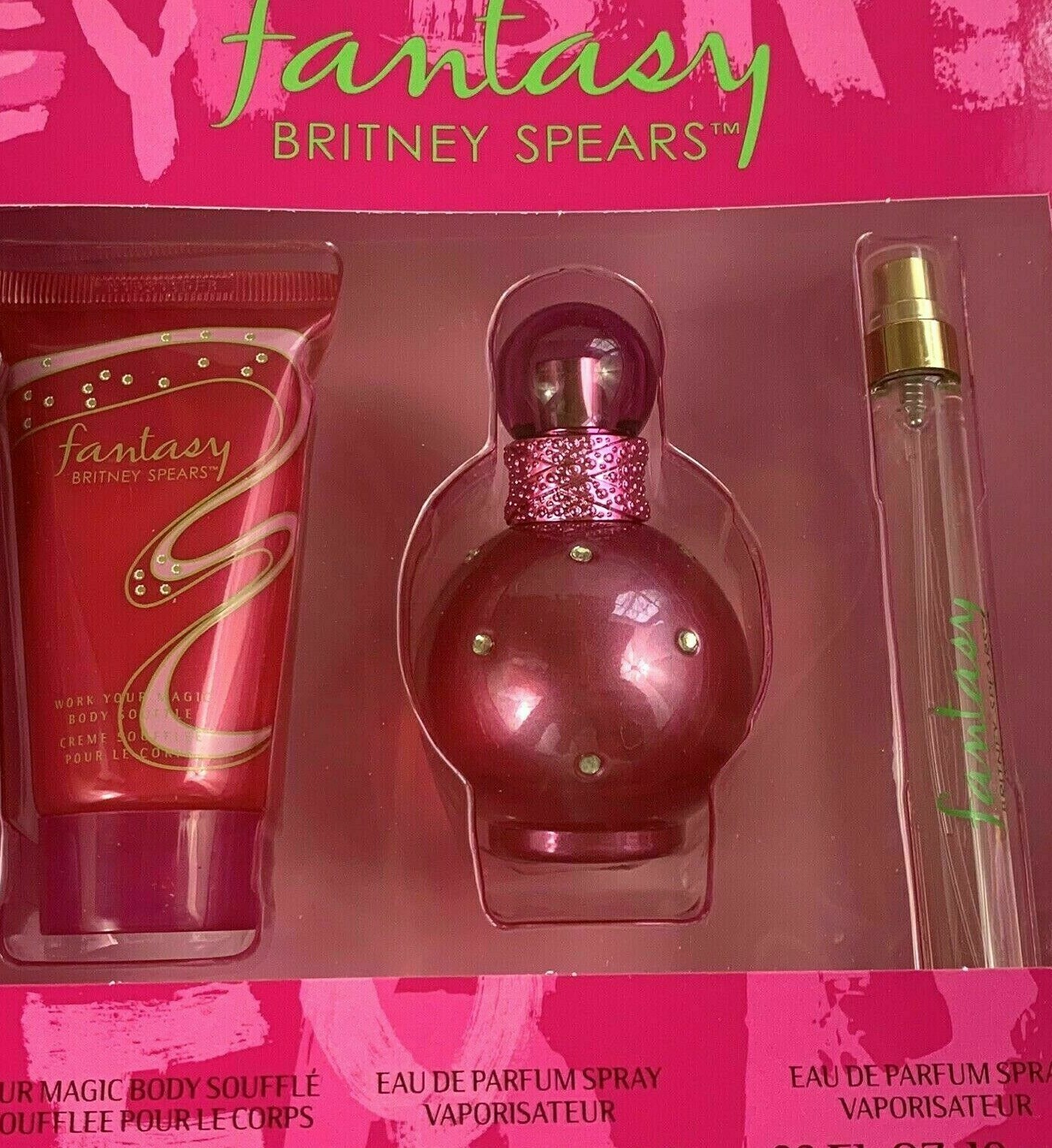 Britney Spear Fantasy 3 PC Gift Sets Parfum Spray & Body Lotion. | eBay