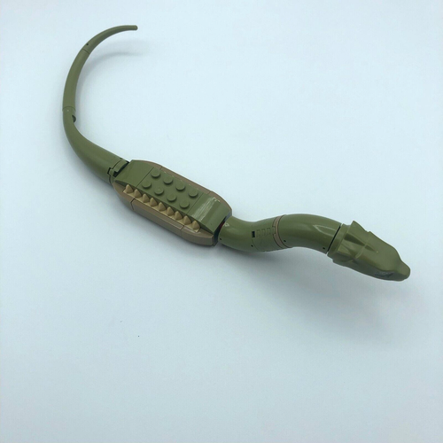 LEGO Harry Potter Basilisk snake minifig from 76389 Chamber of secrets ...