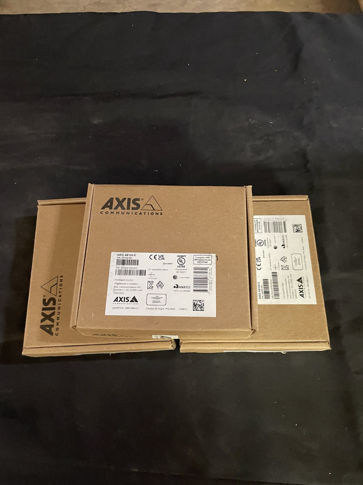 Lot of 3 AXIS A4120-E Readers – OSDP, RFID, Outdoor Access Control ...