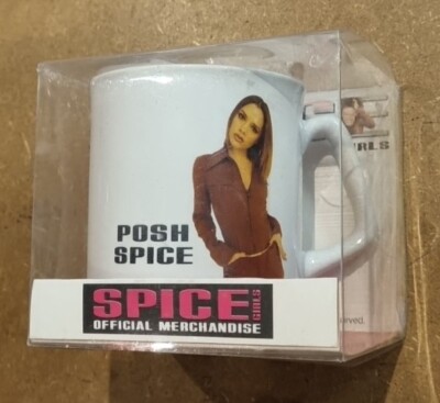 SPICE GIRLS Official Merchandise Victoria Beckham POSH MUG Boxed 1997 ...