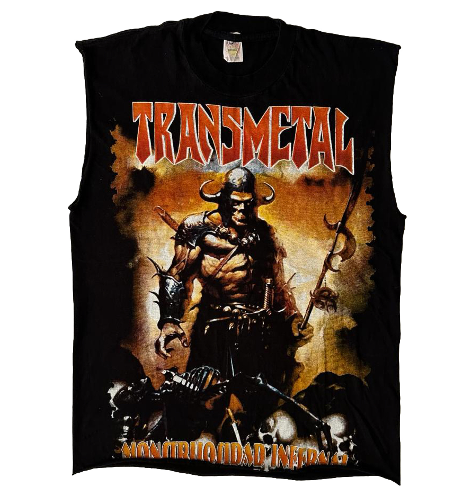 Vintage Transmetal Rock En Español Metal Band Distres… - Gem