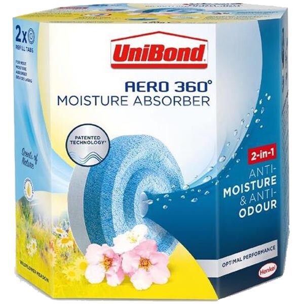 Unibond Aero 360 Moisture Absorber Room Car Home Dehumidifier Refills Tab Packs | eBay UK