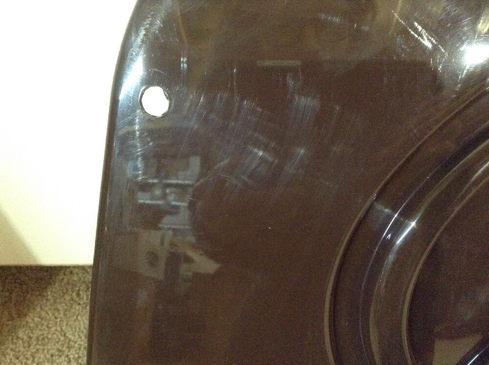 KEYSTONE LAREDO RV 5th WHEEL TS103622LPBR FRONT NOSE CAP BROWN SCRATCH ...