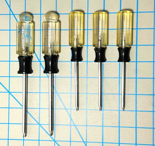 Craftsman Torx Screwdriver 5 Piece Set WF Series (T30, T25, T20, T15 ...