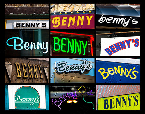 BENNY Name Poster featuring actual sign photos | eBay