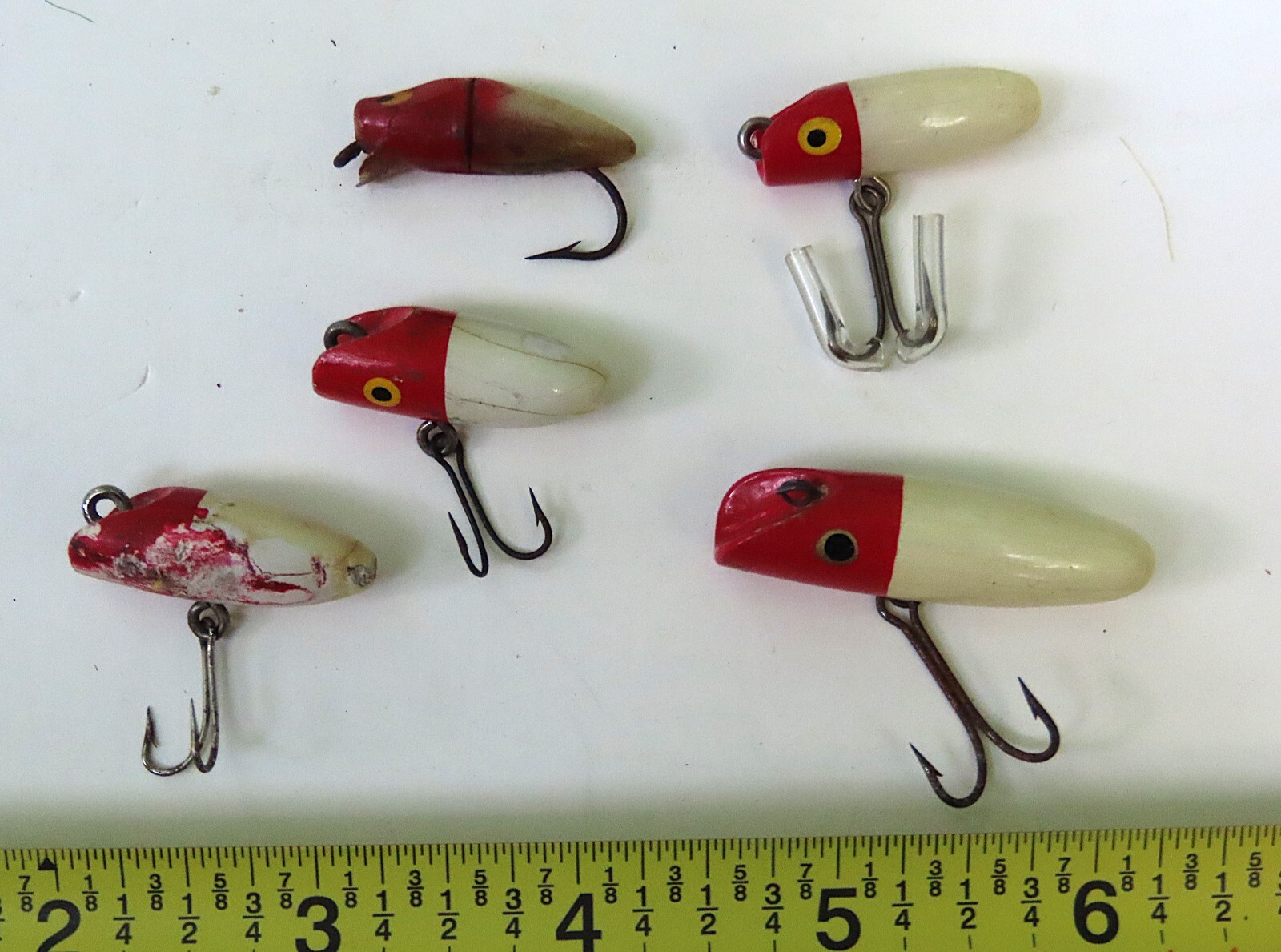 Five (5) Vintage Fly Fishing Lures. Several In The Style Of Sure Strike ...