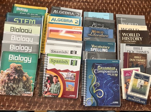Abeka 10th Grade Curriculum Lot of 29 Teacher & Student Books Like New ...