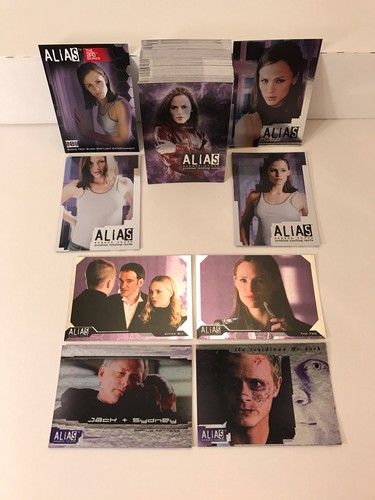 ALIAS SEASON 3 Complete FOIL Trading Card Set JENNIFER GARNER w/ 4 ...