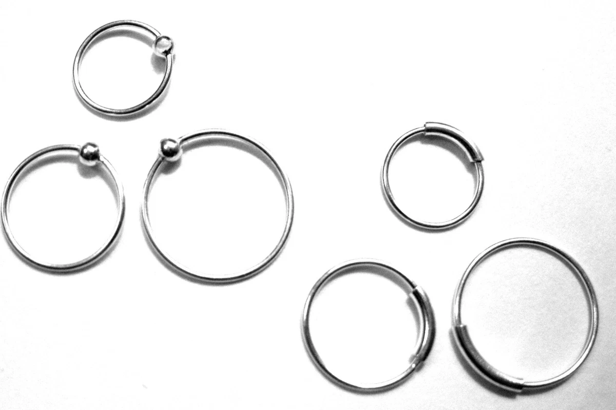 Nose Ring Hoop Sizes