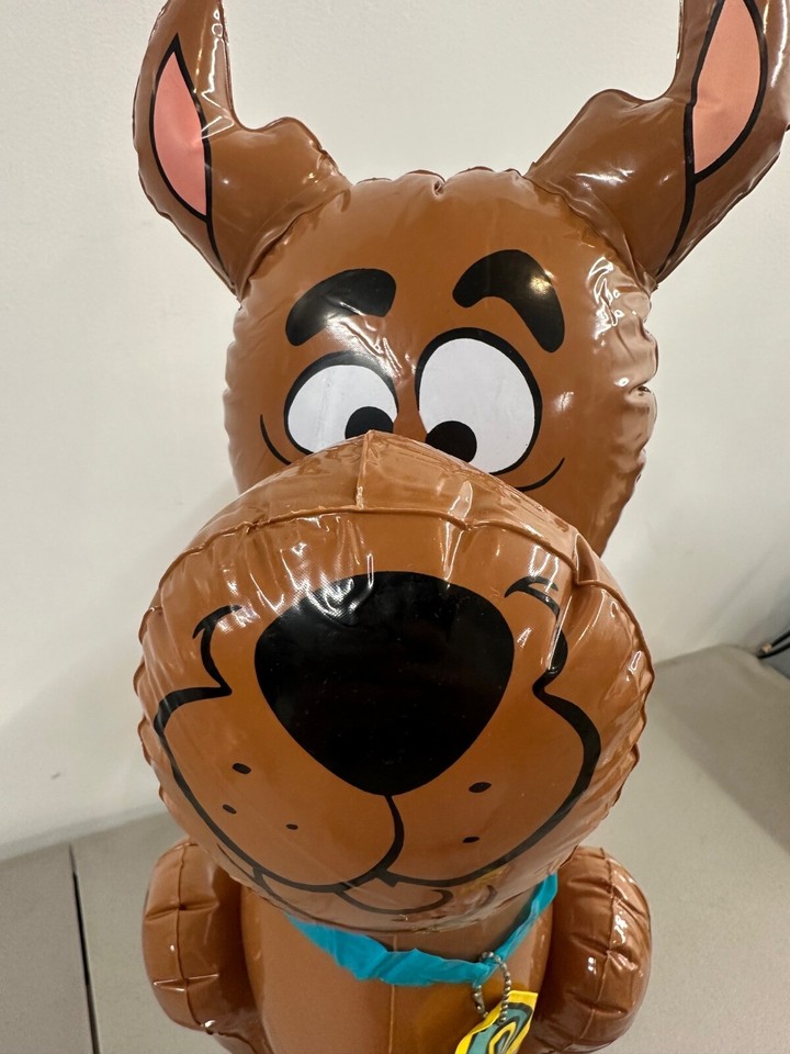 Scooby-Doo Rinco 2002 Vinyl Inflatable Blow Up Toy SQUEAKS Vtg 14” | eBay