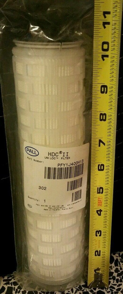 40μm PALL HDC II Uni Loc Water Filter PFY1J400H13, Double Open End ...