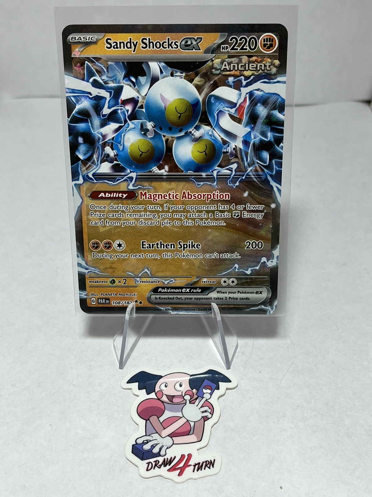 Sandy Shocks ex 108/182 S&V Paradox Rift Double Rare Ancient Holo ...