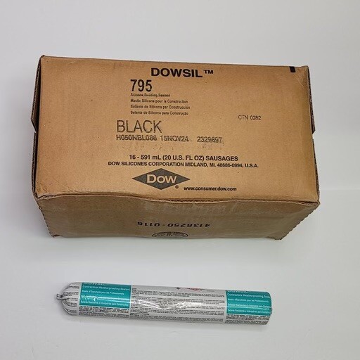 Dow Corning 795 Silicone Buliding Sealant 20 OZ Sausage BLACK | eBay