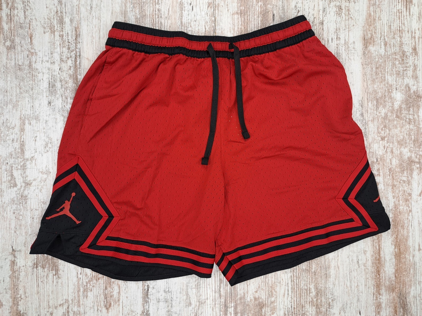 Nike Air Jordan Dri-Fit Diamond Shorts Red Black Bred DH9075-687 Men’s ...