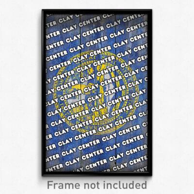 Clay Center Nebraska Poster (NE City Souvenir 11x17 Town Print) | eBay