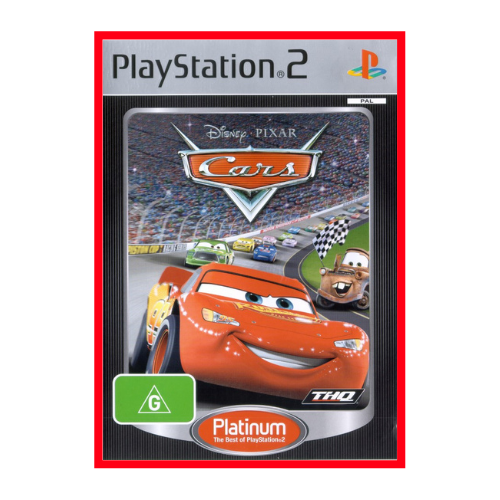Disney Pixar Cars PlayStation 2 Sony PS2 PAL Platinum Racing Game ...