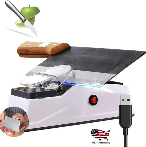 Electric Knife Sharpener Professional Kitchen Sharpening Stone Grinder ...