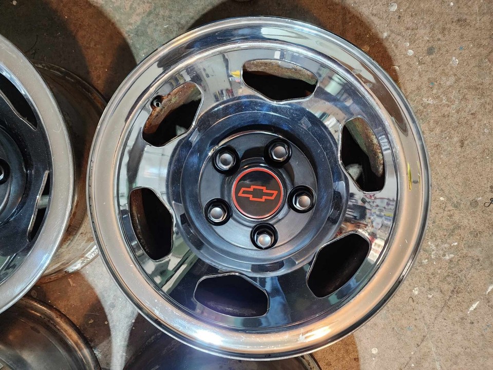 4 OBS 454 SS 88 89 90 91 92-95 CHEVY TRUCK CHROME SPORT WHEELS 5 LUG ...