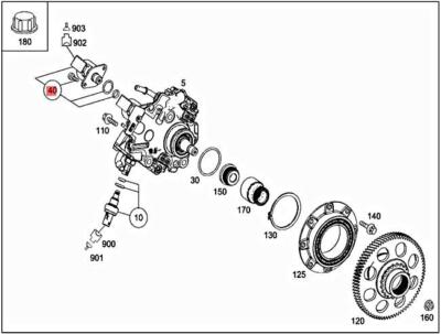 Genuine MERCEDES Flow regulation valve 6510740084 | eBay
