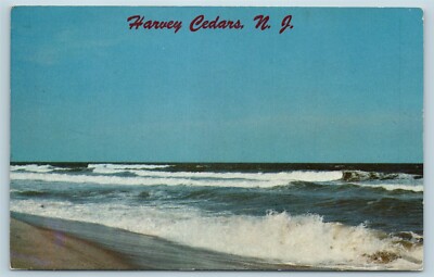 Postcard NJ Harvey Cedars New Jersey Scenic Greetings Ocean View Vintage AA18 | eBay