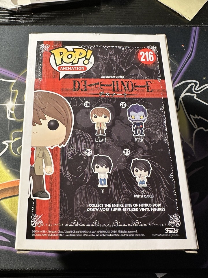 Death Note Light Yagami Funko Pop 849803063641| eBay