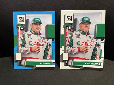 2023 Panini Donruss Blue Parallel / Base Ryan Newman #97 Rick Ware ...