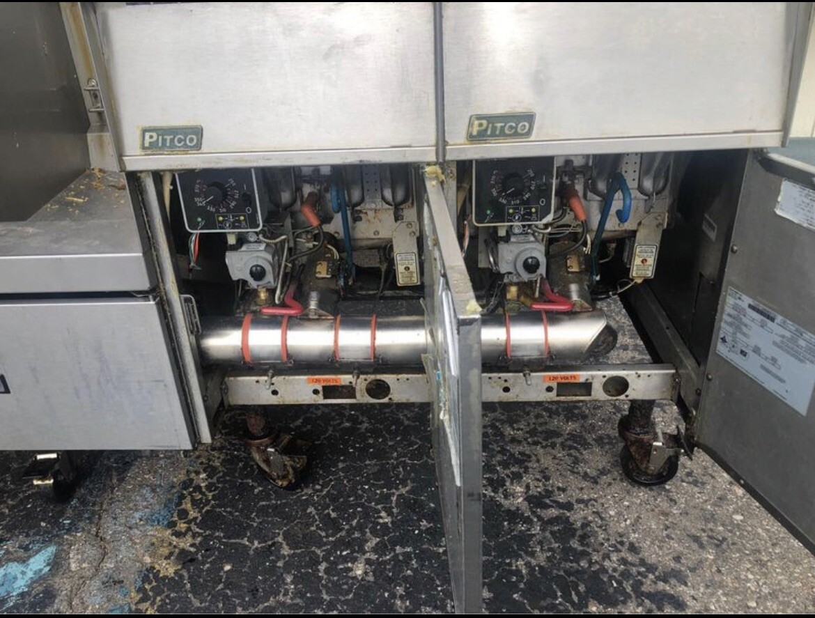 Pitco Fryer Station 4 bay With Filtration Restaurant Equipment Fried ...