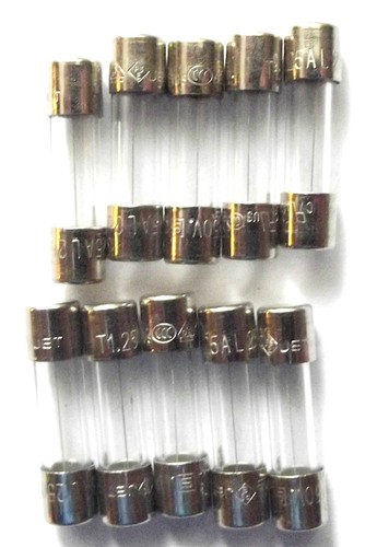 Fuse 1.25a 20mm LBC Anti surge T1.25A L 250v Time Delay T1.25a 250v ...