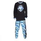 Kids Unisex Boys Girls Long Camo Cotton Gamer Gaming Pyjamas PJ Sets 5 ...