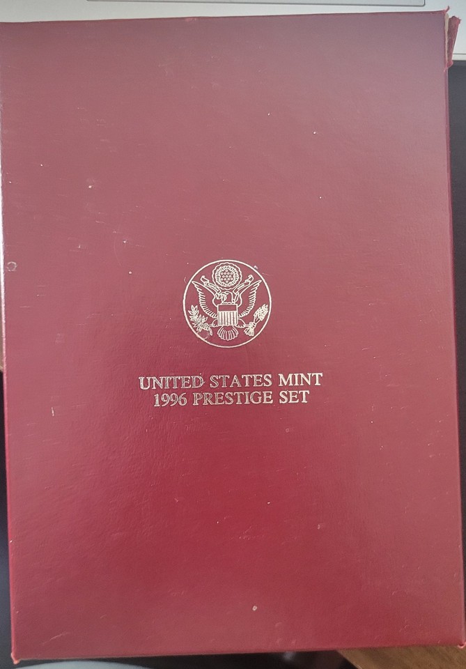 1996 US Mint Olympic Silver Prestige Proof Set Original Packaging & COA ...